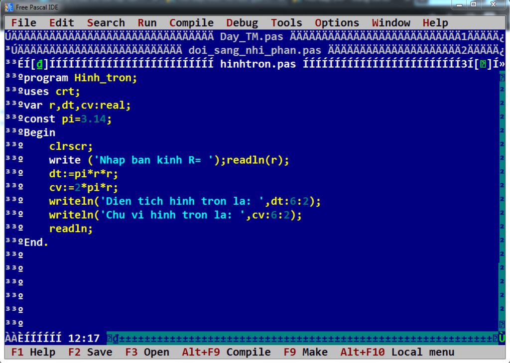 Hướng Dẫn Viết Chương Trình Python Nhập Vào Bán Kính Hình Tròn - Tính Chu Vi và Diện Tích