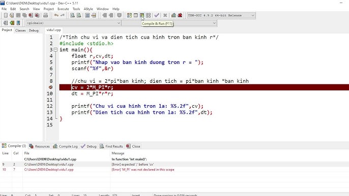 Hướng Dẫn Viết Chương Trình Python Nhập Vào Bán Kính Hình Tròn - Tính ...